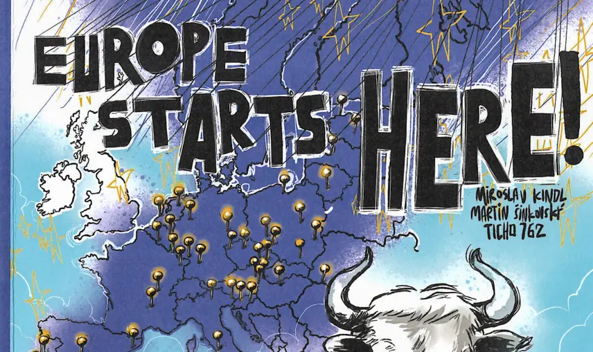 EUROPE STARTS HERE! european heritage label comics Evropa začíná zde ...